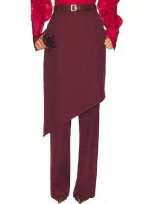 HELSA Trouser With Attached Skirt - Zinfandel