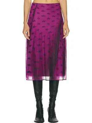 Acne Studios Etima Skirt Bright Purple