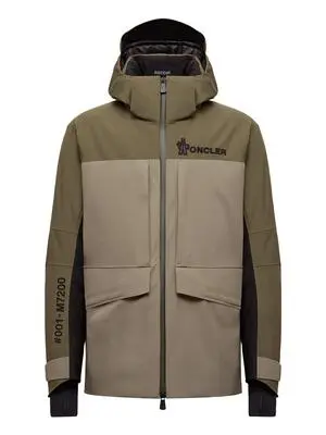 Moncler Vallatscha Hooded Down Ski Jacket - Green