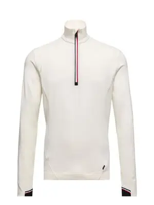 Moncler Polartec® Power Grid™ Half-zip Sweatshirt - White