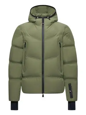 Moncler Angren Hooded Insulated Ski Jacket - Green