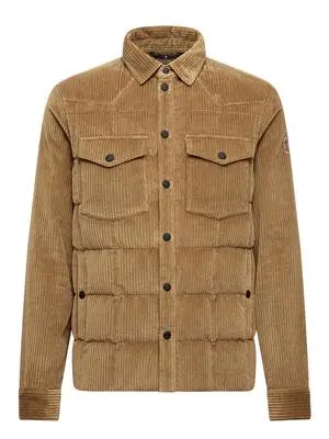 Moncler Gelt Corduroy Down Shacket - Beige