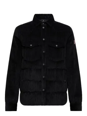 Moncler Gelt Corduroy Down Shacket - Black