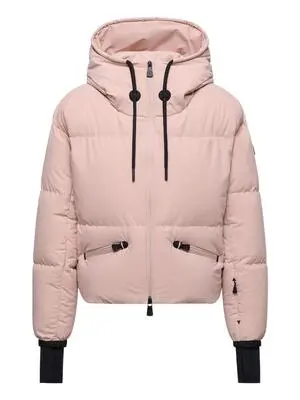Moncler Allesaz Hooded Insulated Ski Jacket - Pink