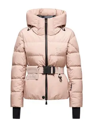 Moncler Bouquetin Hooded Insulated Ski Jacket - Pink