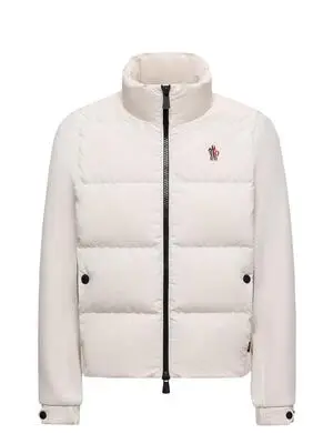 Moncler Polartec Padded Zip-up Hoodie - White