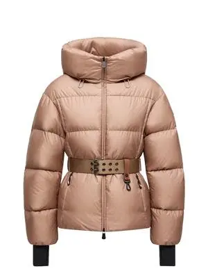 Moncler Nisene Hooded Down Jacket - Pink