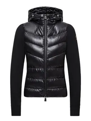 Moncler Padded Zip-up Hoodie - Black