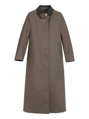 BARRIE X Mackintosh Cashmere-lined Long Coat - Taupe