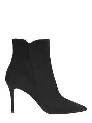 GIANVITO ROSSI Levy 85 Booties - Black Suede
