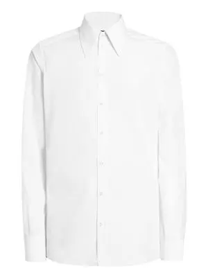 Dolce & Gabbana Gold Poplin Shirt - White
