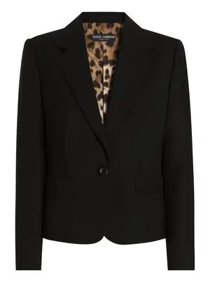 Dolce & Gabbana Bi-stretch Jacket - Black