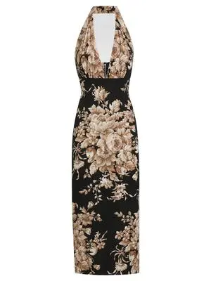 Dolce & Gabbana Rose- Charmeuse Dress - Print