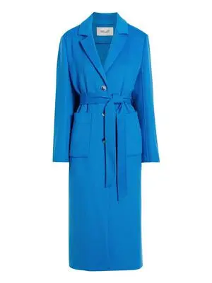 Diane Von Furstenberg Wool-felt Nene Coat - Azure