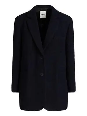 Sandro Bouclé-tweed Blazer - Navy