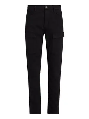 Paige Maddox Cotton-blend Twill Cargo Pants - Black