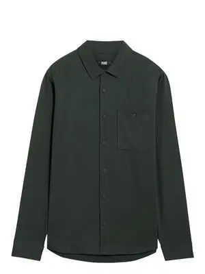 Paige Wardin Twill Shirt Forest Green