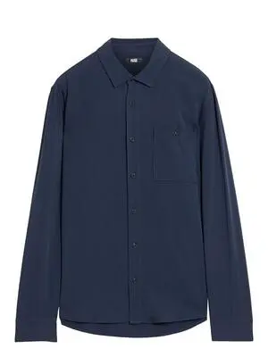 Paige Wardin Twill Shirt Navy