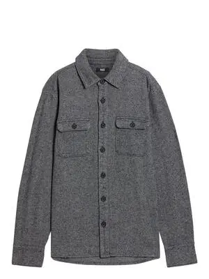 Paige Wilburt Cottonflannel Overshirt - Charcoal