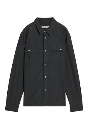 FRAME Flannel Shirt - Charcoal