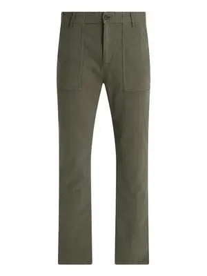 Paige Cragmont Slim-fit Canvas Pants - Army Green