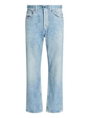 Rag & Bone Fit 4 Miramar Printed Cotton-fleece Pants - Light Denim