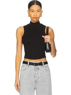 Lna Detra Mockneck Tank Top - Black