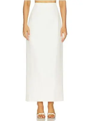 Clea Morgan Skirt - Vanilla Jacquard