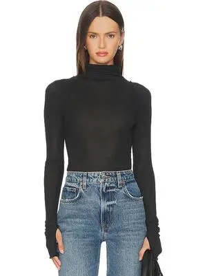 Free People Close To Home Layering Top Black