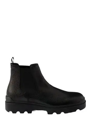 Prada Elastic-panelled Rubber-sole Boots - Black
