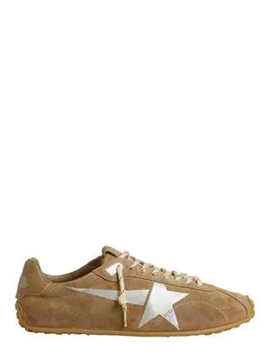 Golden Goose Marathon Speed Suede Sneakers - Brown