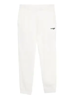 Lacoste Logo-embroidered Track Trousers - White
