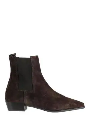 COPENHAGEN STUDIOS 30mm Elastic-Side Pointed-Toe Suede Boots