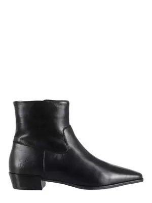 COPENHAGEN STUDIOS Leather Pointed-Toe Zip Ankle Boots