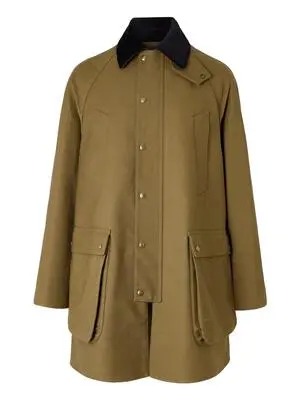 LOEWE Trapeze Cotton-Drill Jacket