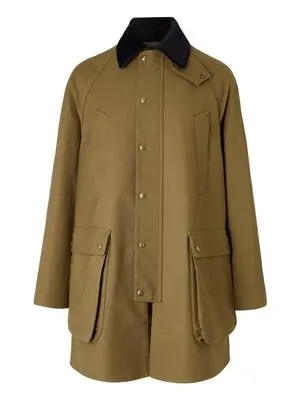 Loewe Trapeze Cotton-drill Jacket - Green