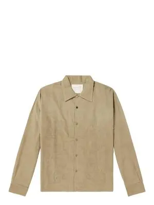 KARDO Chintan Embroidered Cotton Shirt - Neutrals