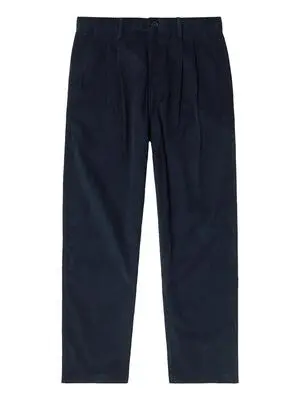 KARDO Antonio Straight-leg Cotton-corduroy Trousers - Blue