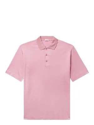 Charvet Cotton Polo Shirt - Pink