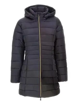 SAVE THE DUCK Quilted Hooded Coat - Black