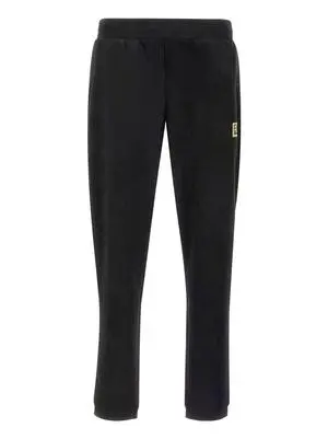 Emporio Armani Logo-print Elasticated-waistband Track Pants - Black