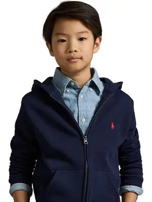 Ralph Lauren Fleece Full-zip Hoodie - Navy