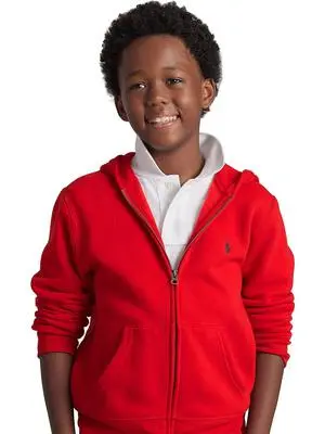 Ralph Lauren Fleece Full-zip Hoodie - Rl2000 Red