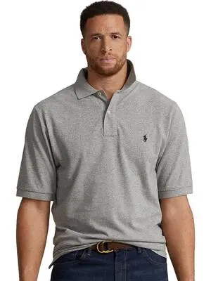 Ralph Lauren The Iconic Mesh Polo Shirt - Dark Vintage Heather Grey