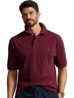 Ralph Lauren The Iconic Mesh Polo Shirt - Spring Wine Heather