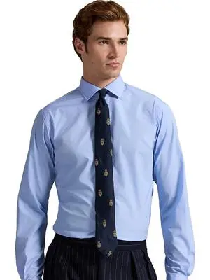 Ralph Lauren Custom Fit Poplin Shirt - Austin Blue