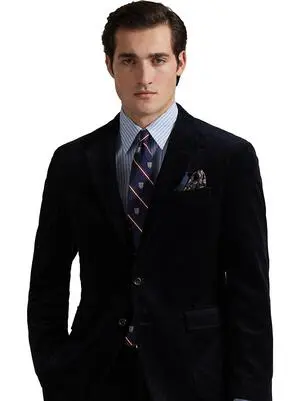 Ralph Lauren Polo Tailored Fit Corduroy Suit Jacket - Fall Navy
