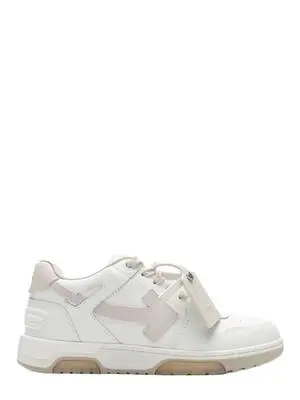 OFF-WHITE OFF OOO Leather Sneakers