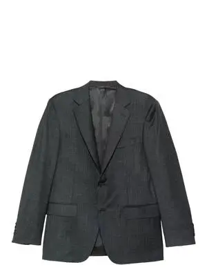 Canali Checked Wool Suit - Grey