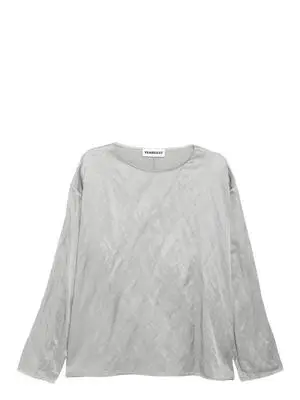 YEAREAST Textured Top - Silver